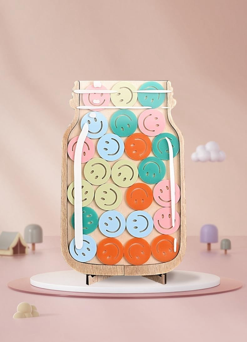 Smiley Face Magnetic Reward Jar for Classroom Board,Personalized ...