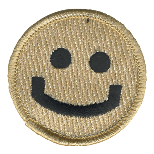 Smiley Face Patrol Patch (Sew-on) - ClassB - Walmart.com