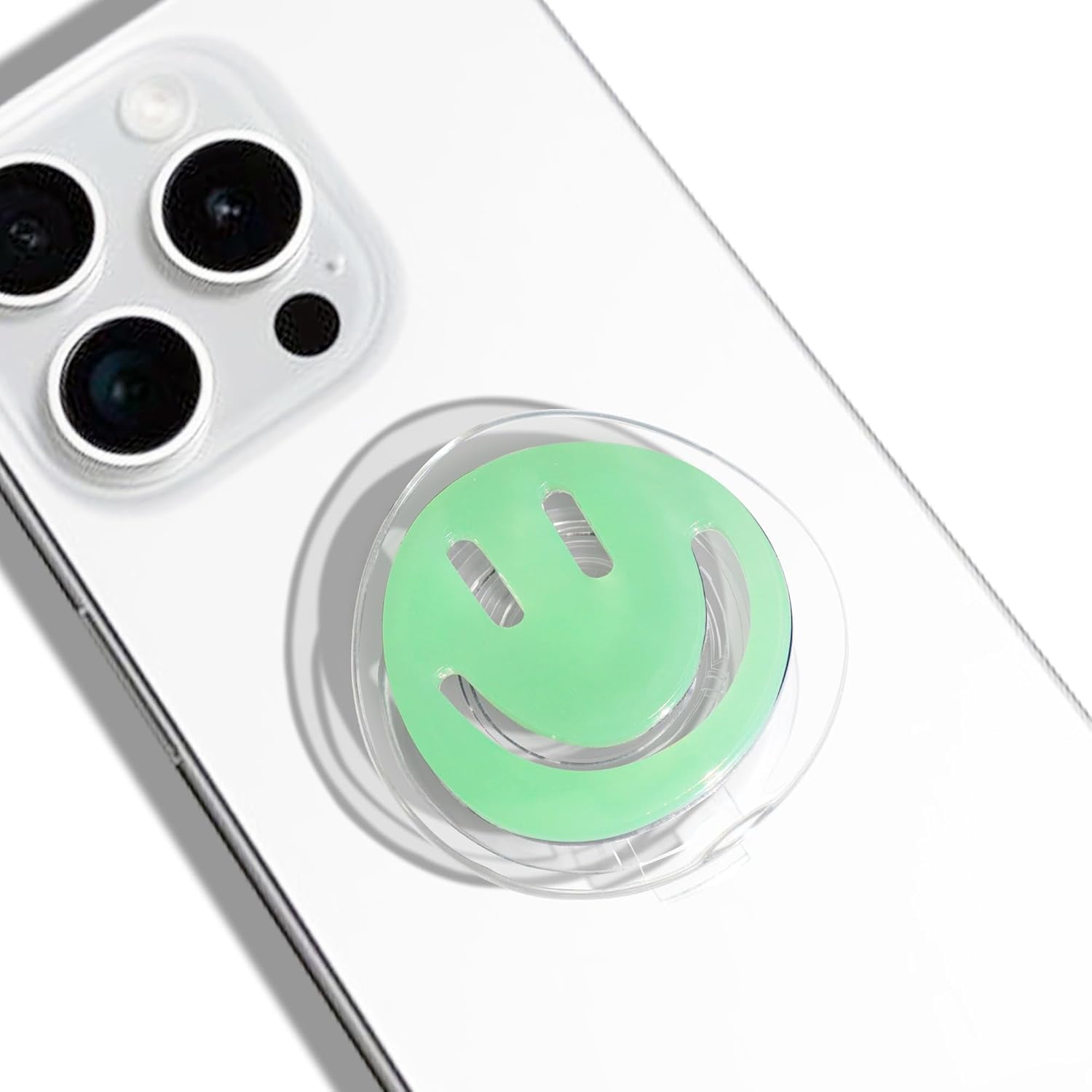 Smiley Face Phone Grip - Fun and Expandable Accessory for Enhanced ...