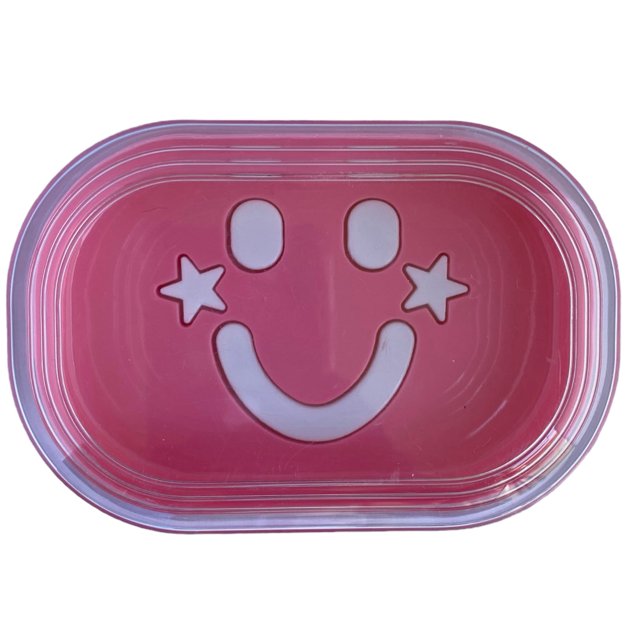Smiley Face Soap Dish with Starry Delights - Walmart.com