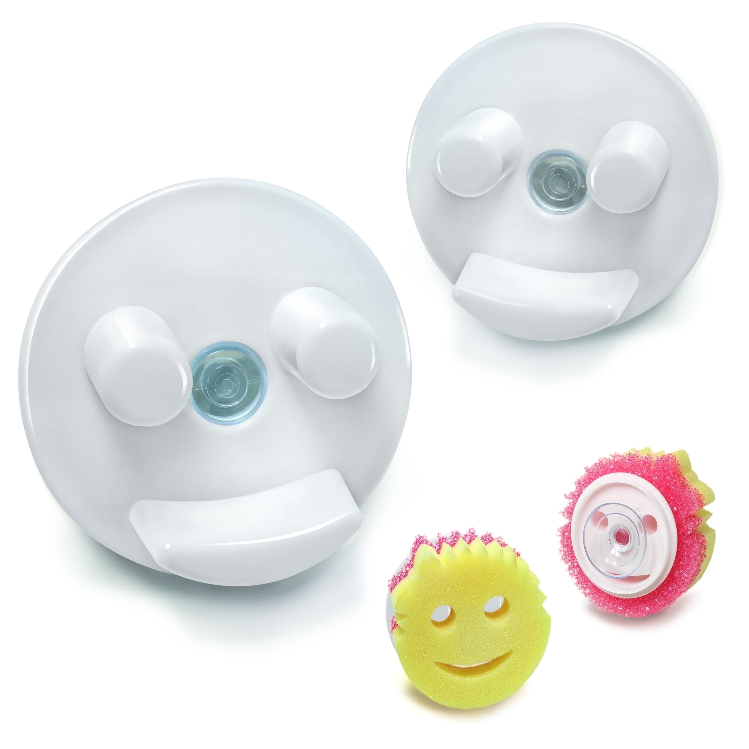 Smiley Face Sponge Daddy Holder - Kitchen Sink Caddy by Storage Theory ...