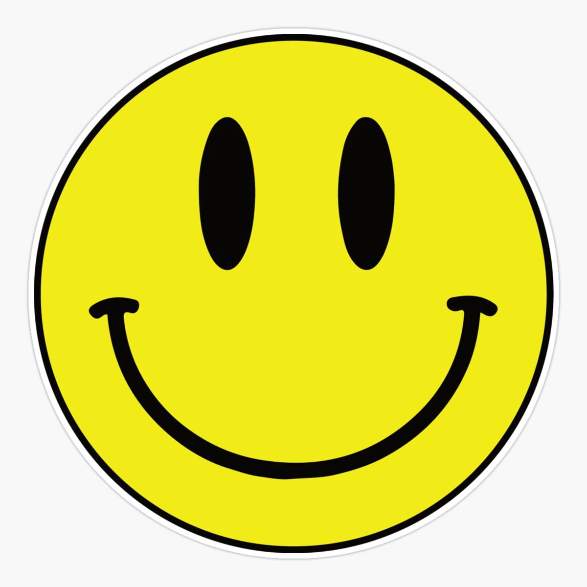 Smiley Face Sticker - Walmart.com