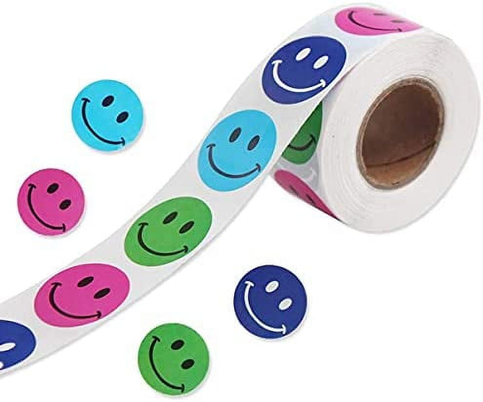 Smiley Face Stickers Paper 500pcs Removable Happy Stickers for Kids ...