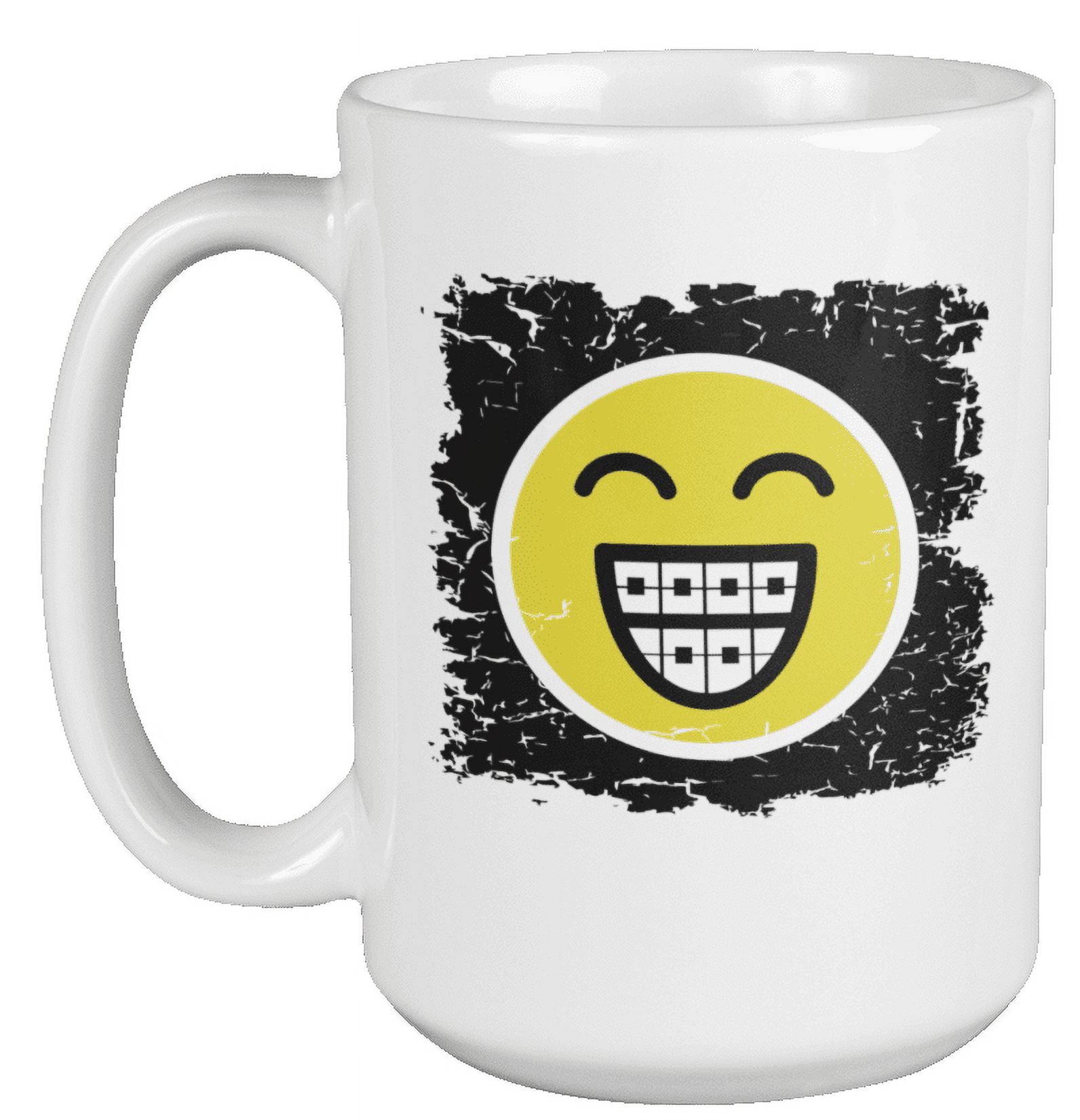 Smiley Face With Braces Emoticon