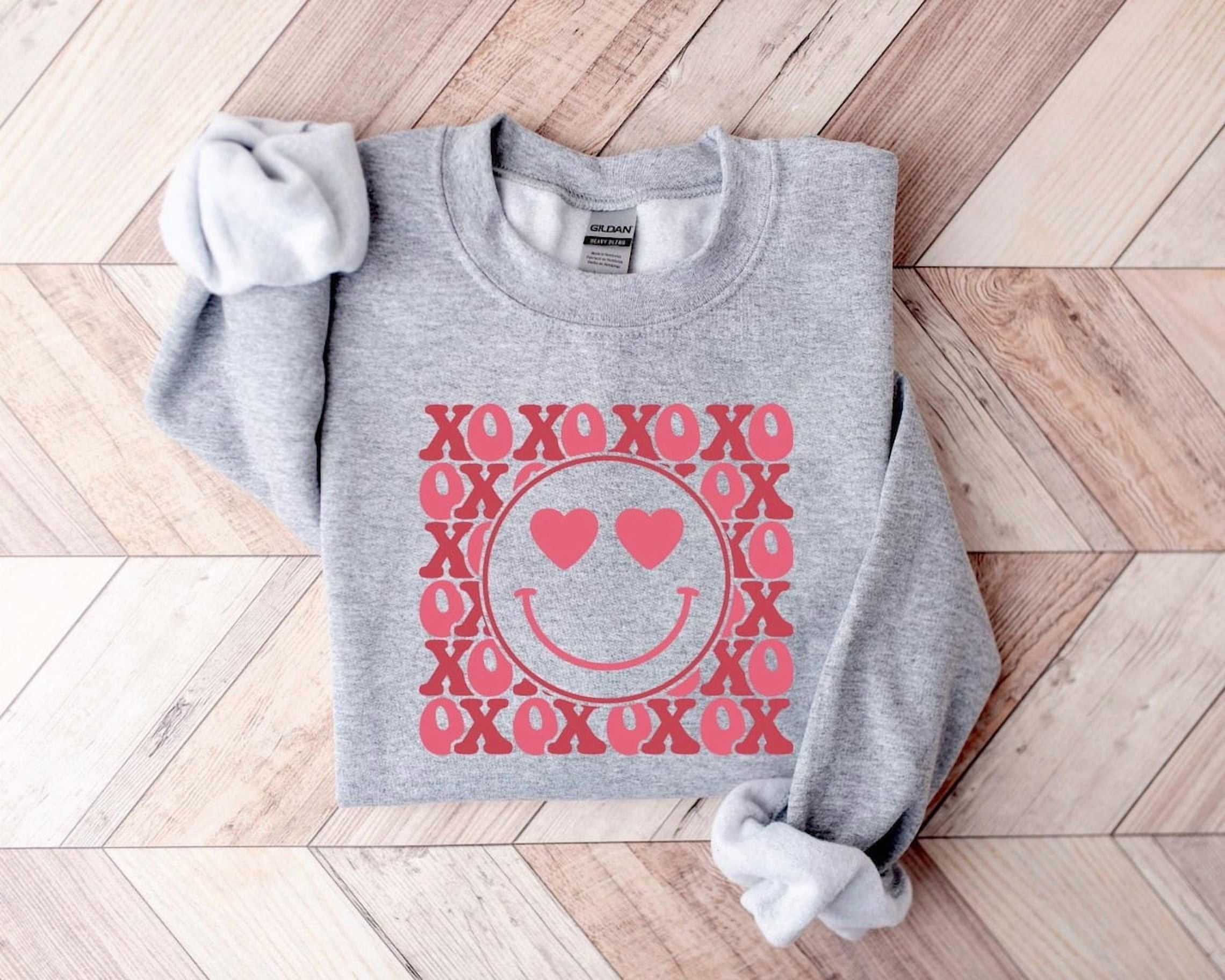 Smiley Face XOXO Vintage XOXO Smiley Face Sweater Retro Smiley Face ...