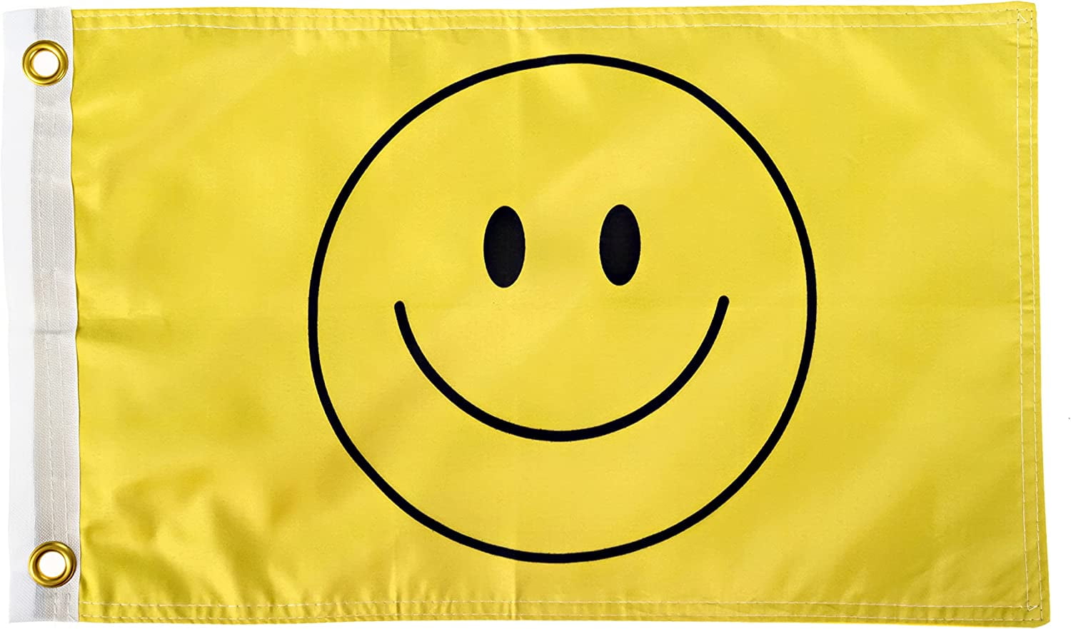 Smiley Face Yellow Flag 12x18 Inches - Perfect for UTV ATV SxS Boats ...