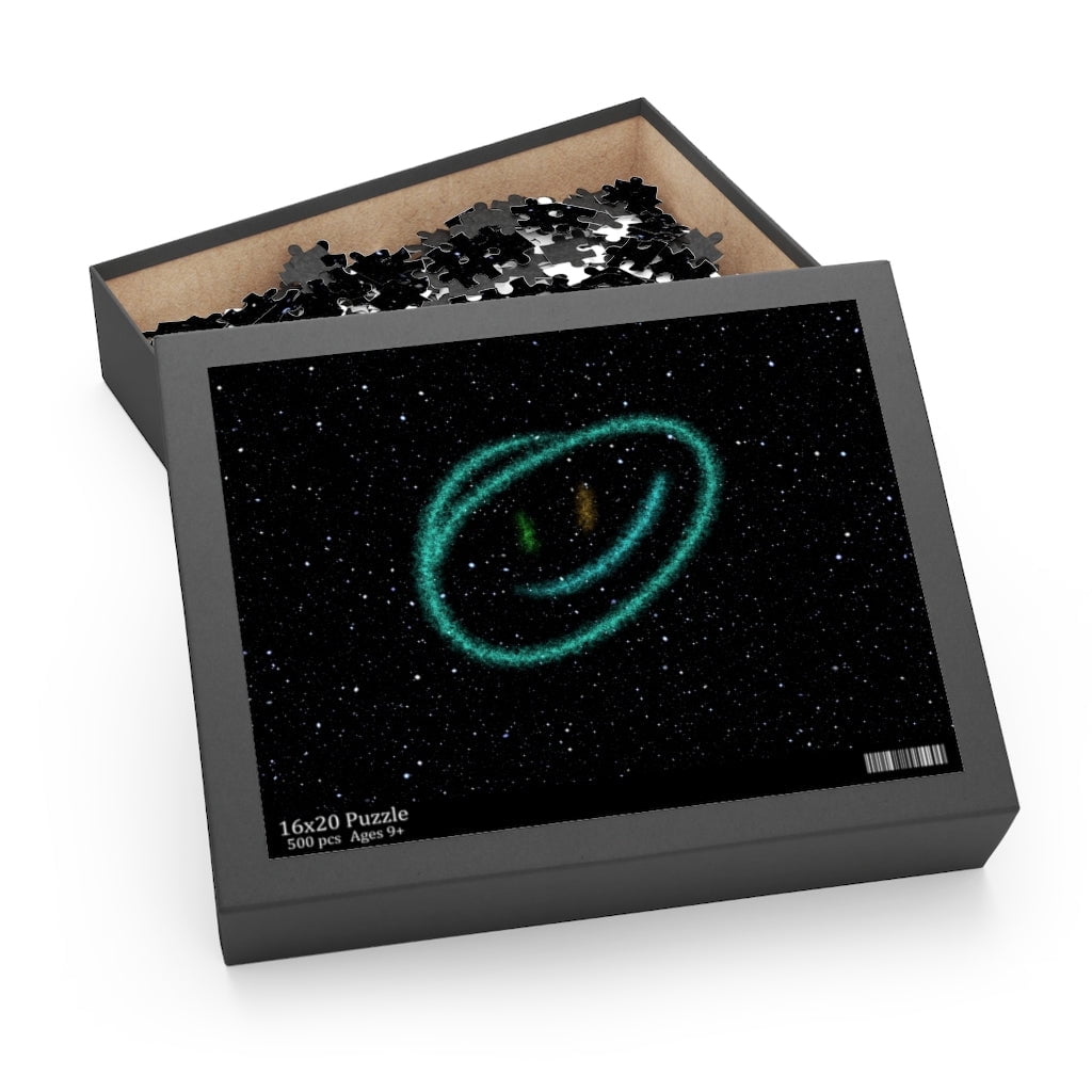 Smiley Face in Space Jigsaw Puzzle 500-Piece - Walmart.com