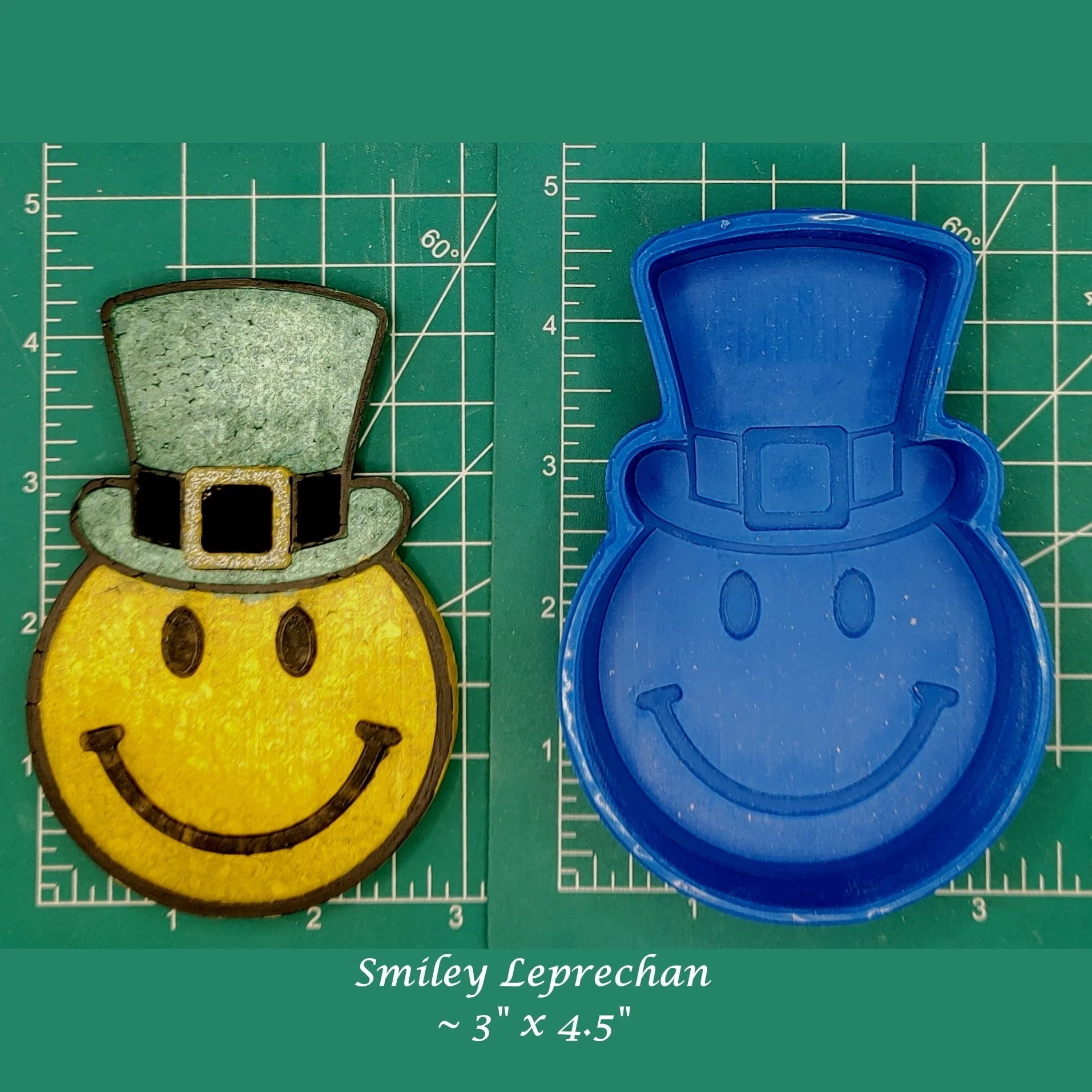 Smiley Leprechaun Silicone Freshie Mold - Walmart.com