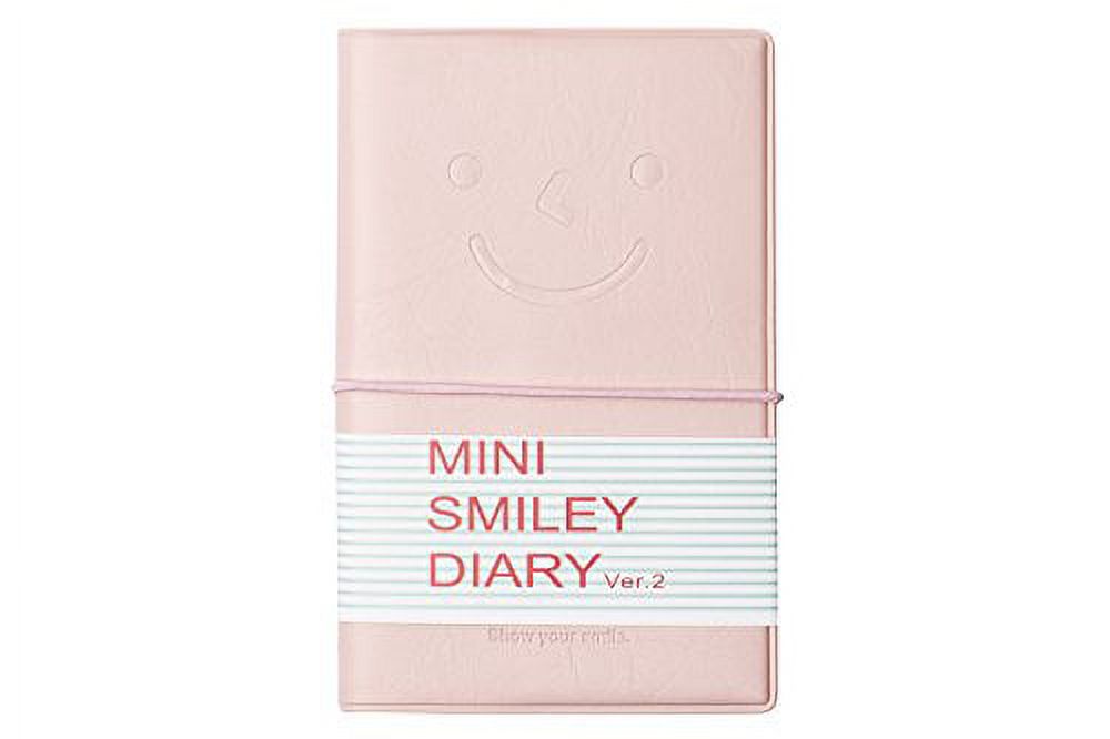 Smiley Mini Diary Leather Notebook Journal Lined & Plain Paper ...