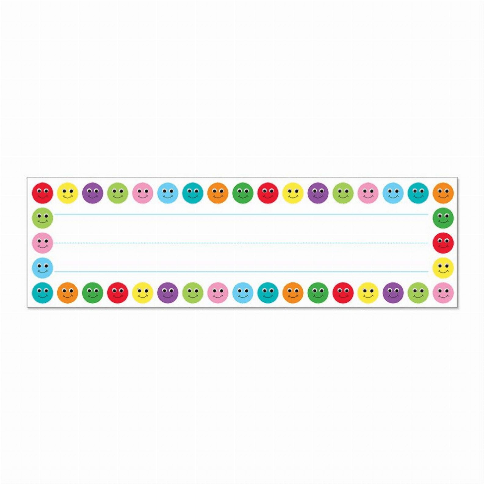 Smiley Name Plates 36Pk - Walmart.com