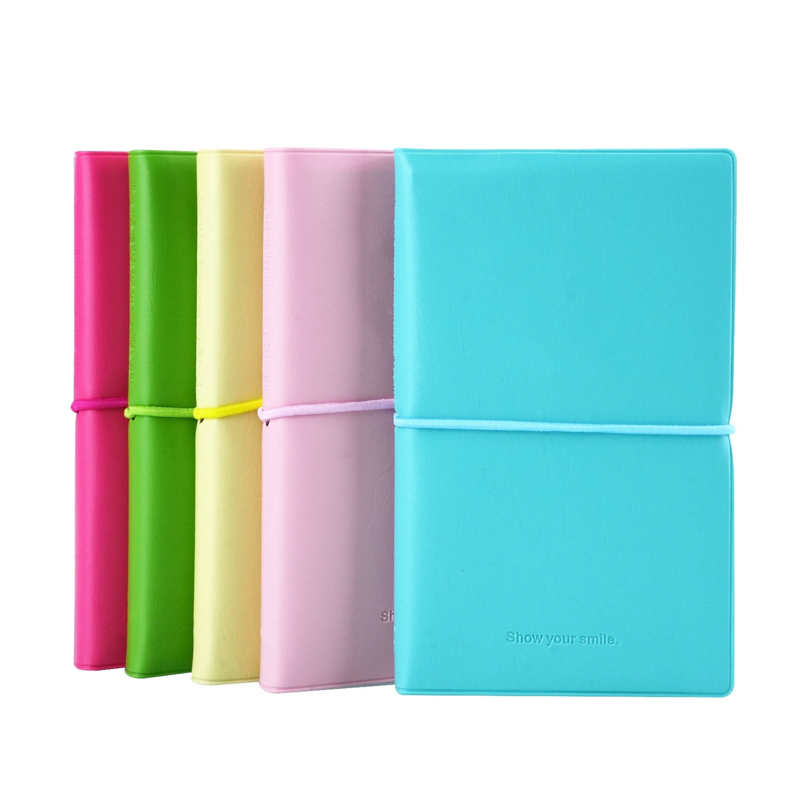 Smiley Notebook, Mini Smile-Design Journal/Journal with Rubber Band ...