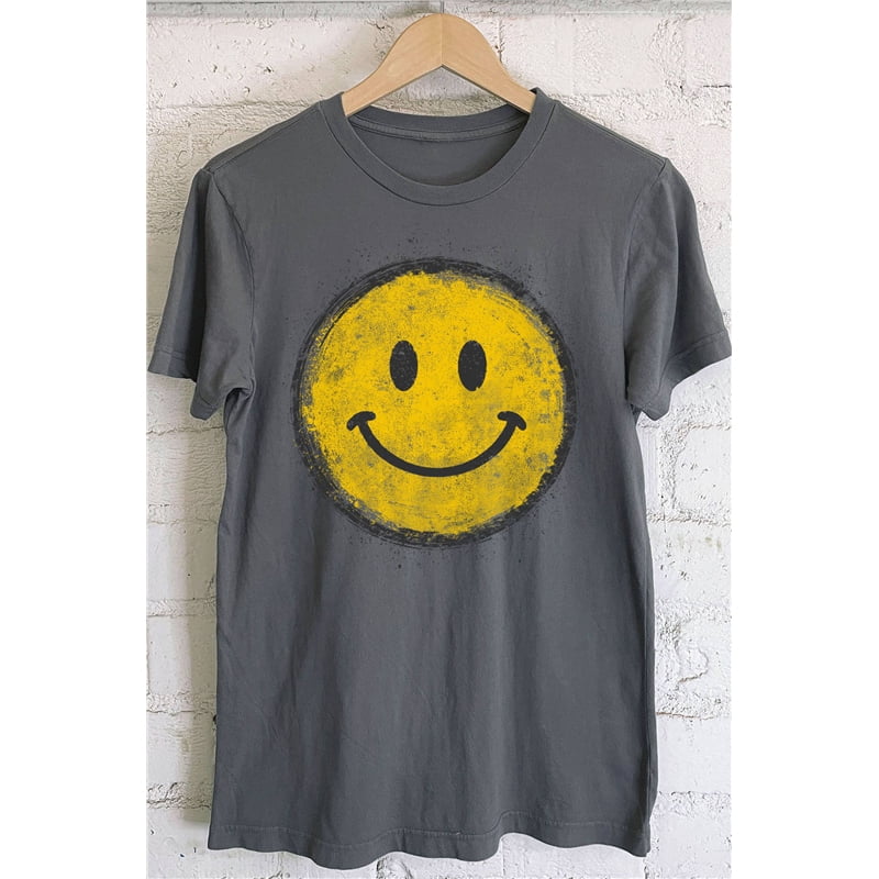 Smiley Splash Face Graphic Tshirts - Walmart.com
