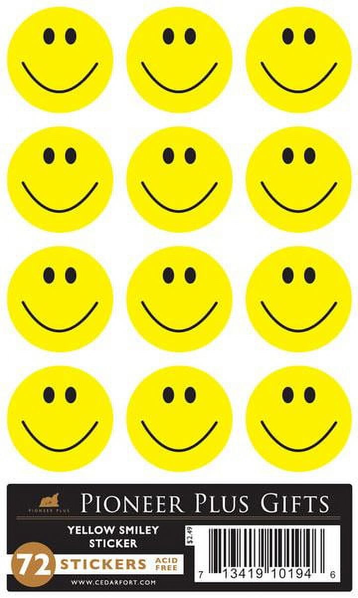 Smiley - Stickers - Yellow - Walmart.com