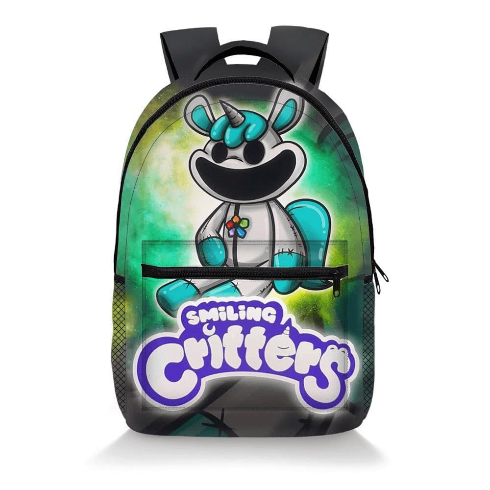 Smiling Critters Backpack Cute Cartoon Animal Game Casual Backpack ...