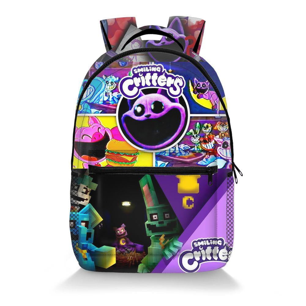 Smiling Critters Game Backpack Smiling Unisex Anime Game Backpack Set ...