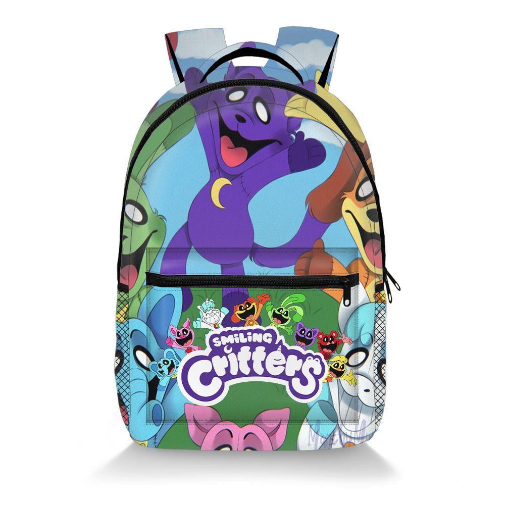 Smiling Critters Game Backpack Smiling Unisex Anime Game Backpack Set ...
