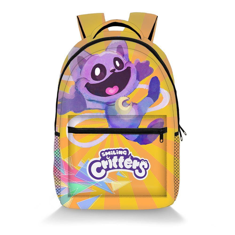 Smiling Critters Game Backpack Smiling Unisex Anime Game Backpack Set ...