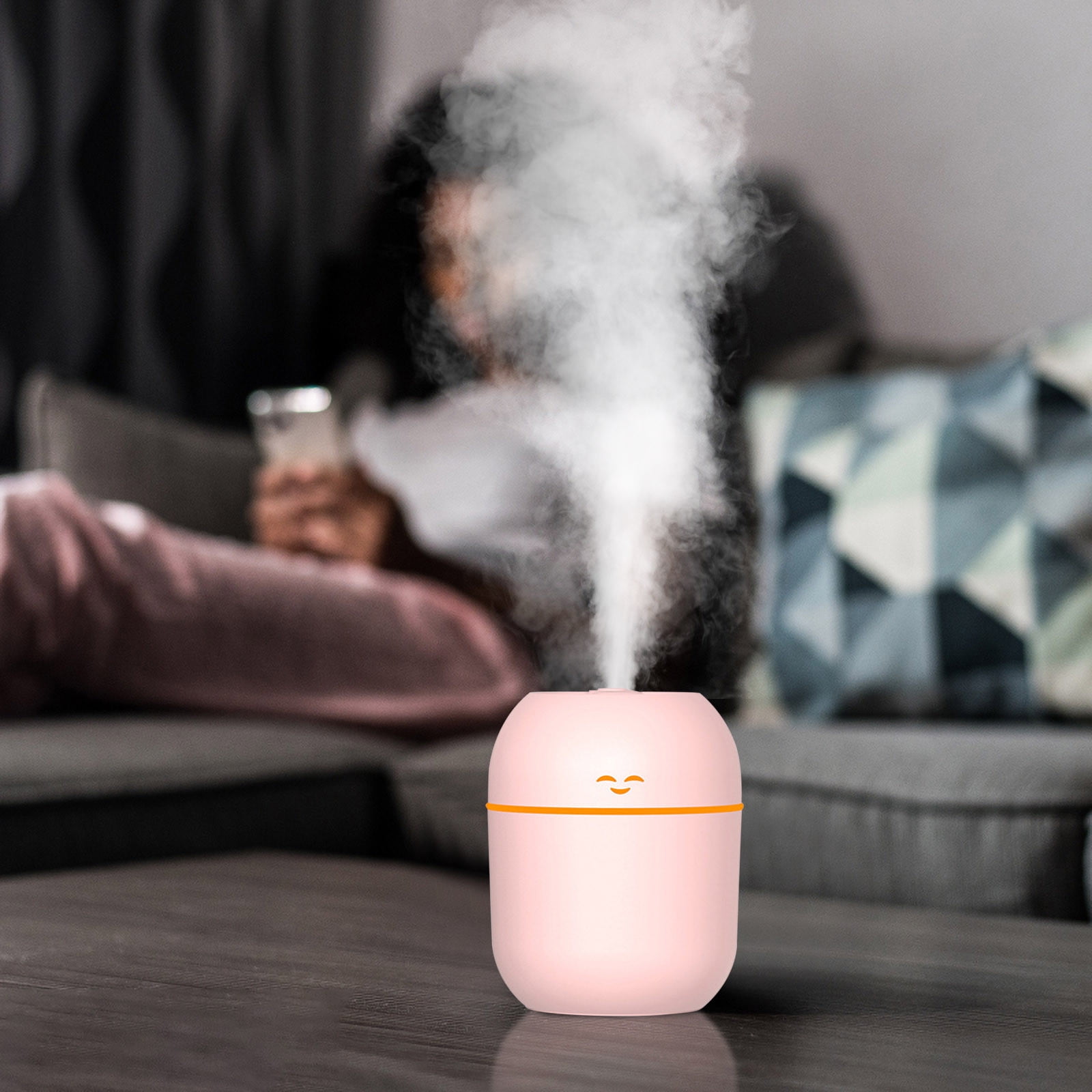 Smiling Face Humidifier for Home, Office, and Car - Efficient ...