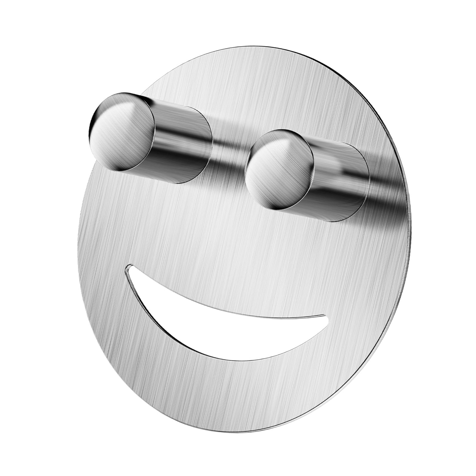 Smiling Face Sponge Holder Key Hook Stainless Steel Rustproof Bathroom ...