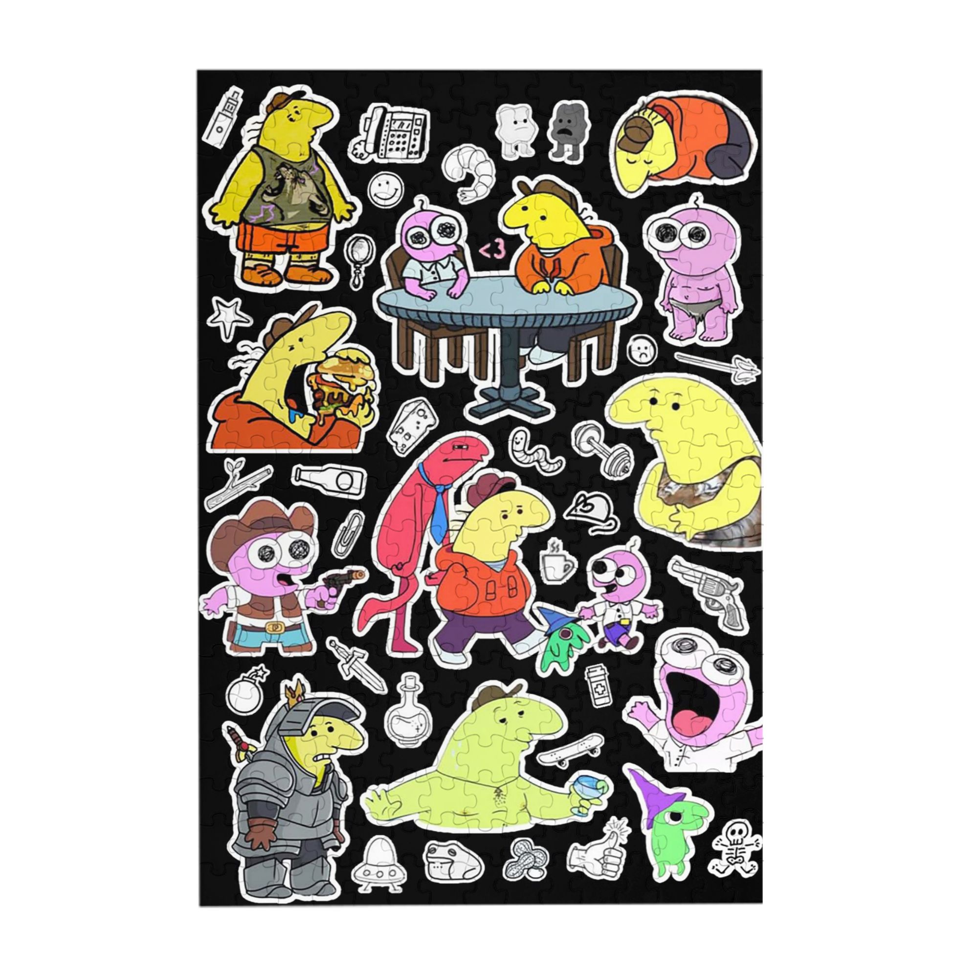 Smiling Friends 300 Piece Jigsaw Puzzle Picture Puzzle Glossy Sturdy ...