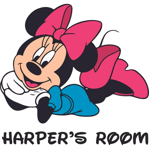 Minnie Mouse Name Stickers