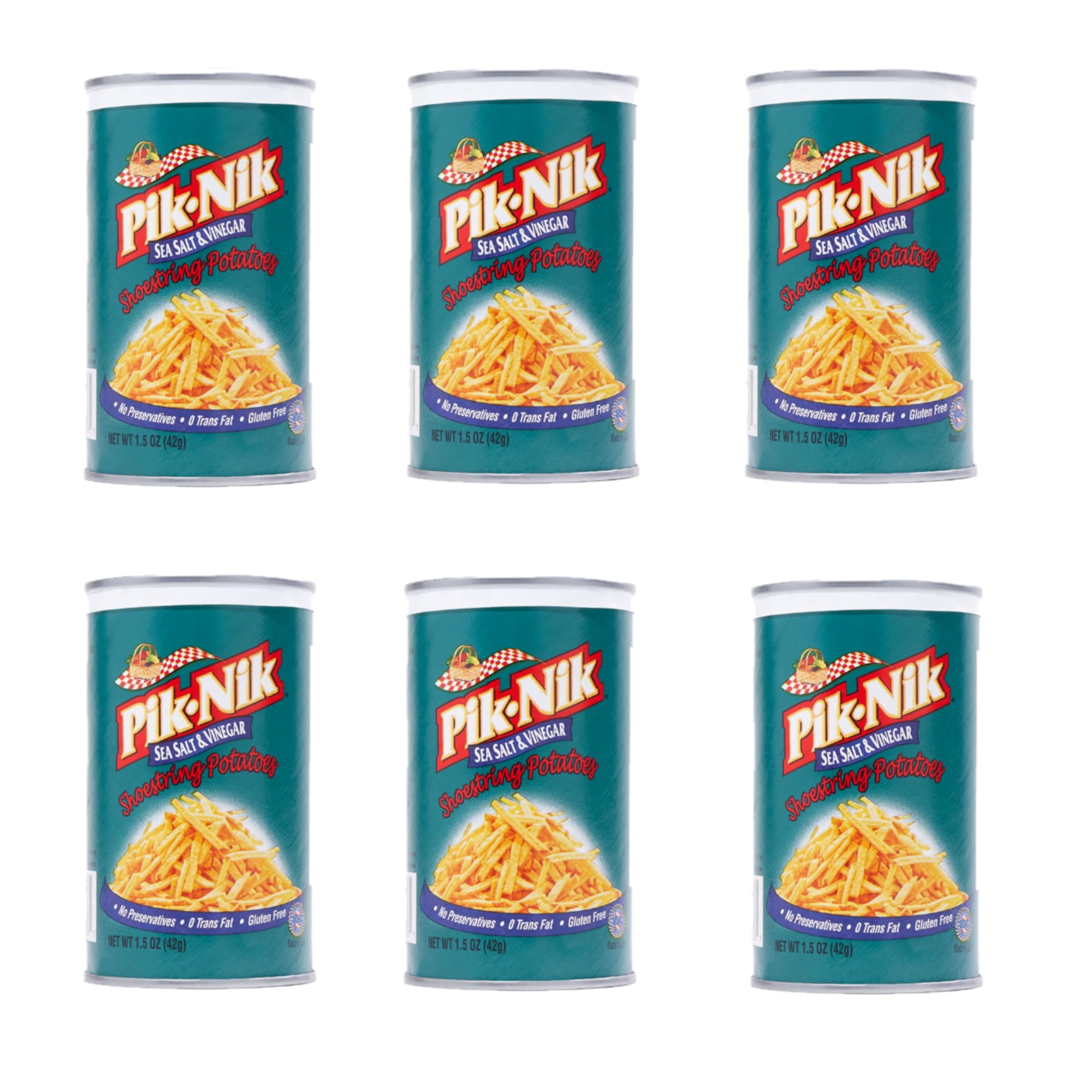 Smiling Sweets Picnic Foods TGF4 Shoestring Potato Crisps, Sea Salt and ...