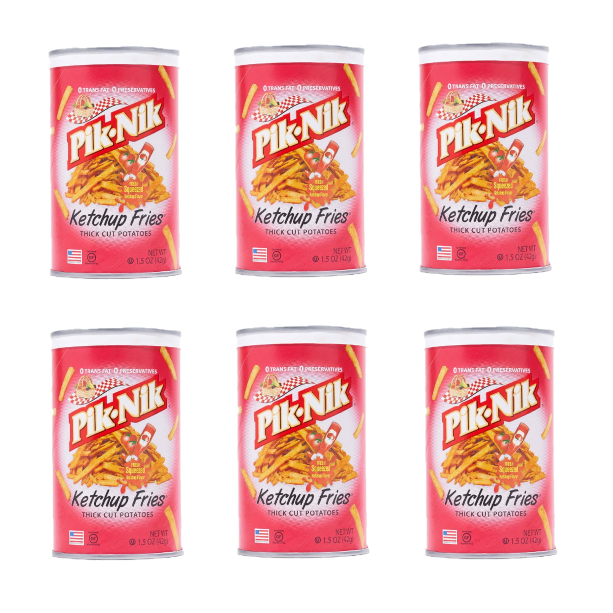 Smiling Sweets Picnic Foods YYF14 Shoestring Potato Crisps, Ketchup ...