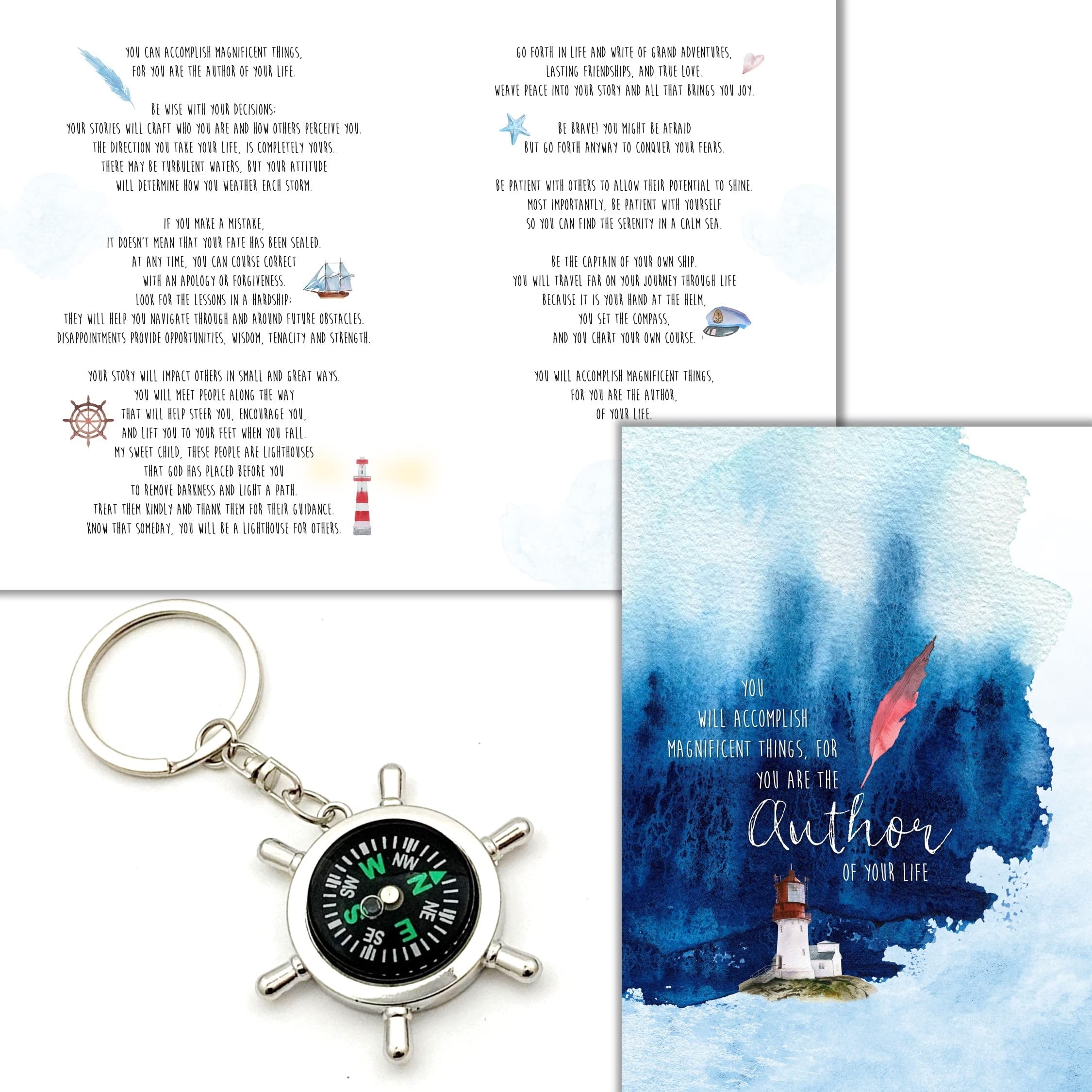 Smiling Wisdom - Old World - You Are The Author of Your Life Greeting ...