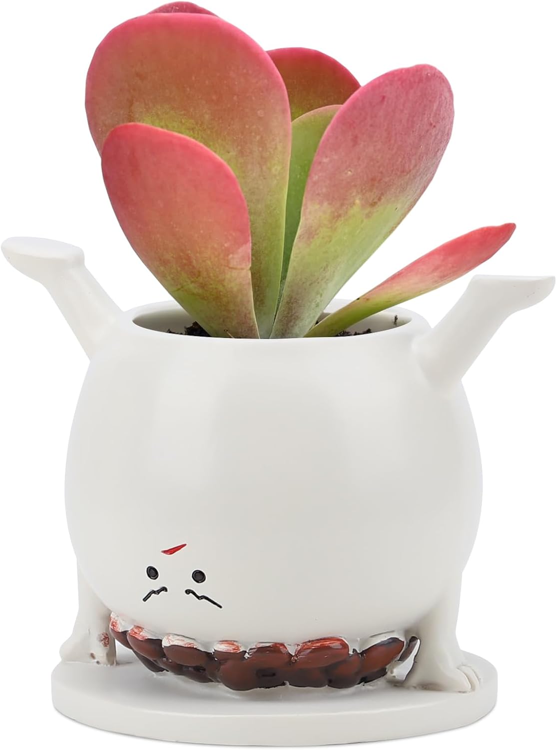 Smily Face Planter Pots Head, Flower Pot Planters for Indoor Outdoor ...
