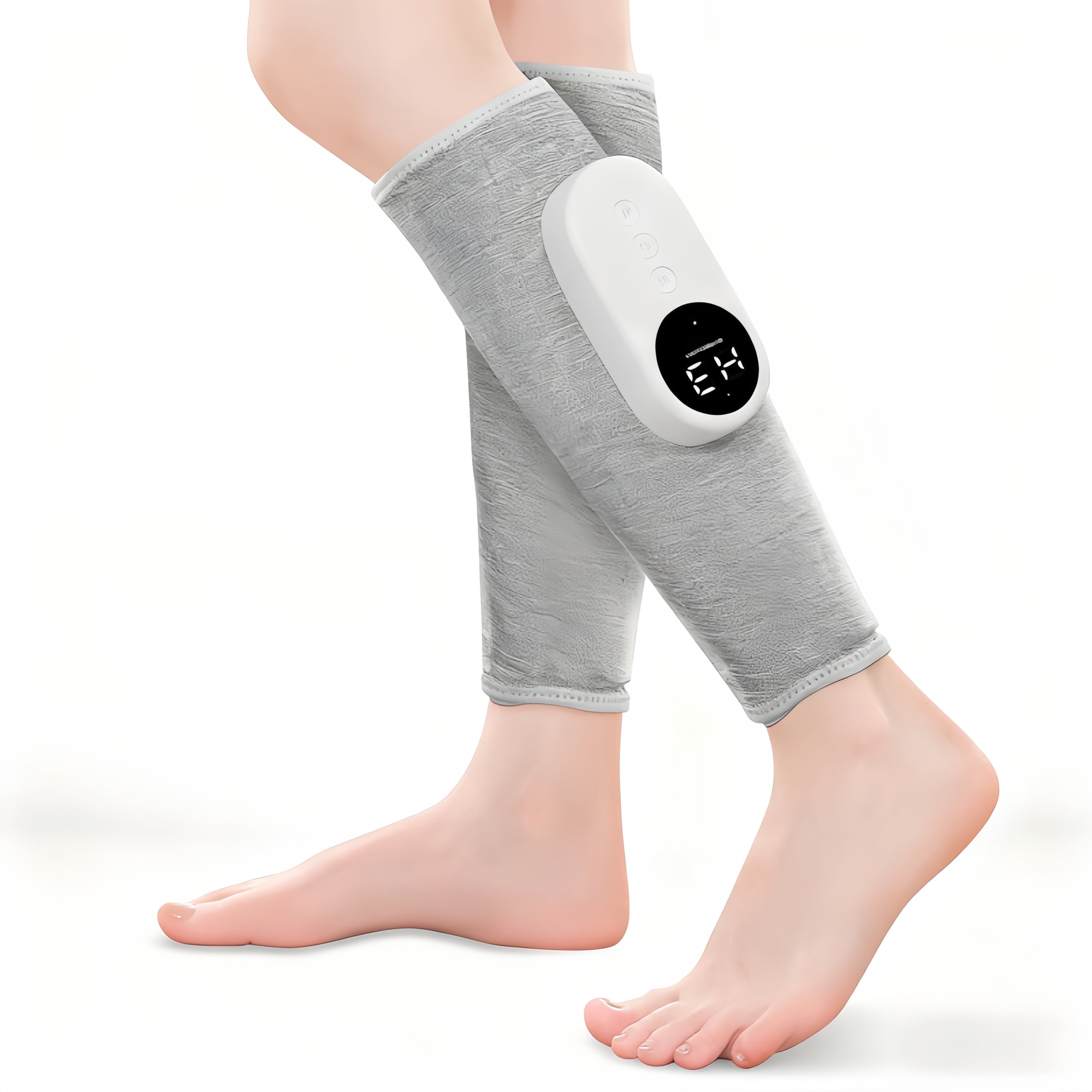 Sminiker Leg Massager with Heat and Compression, Calf Massager for ...