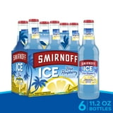 Smirnoff Ice Blue Raspberry Lemonade, 11.2 fl oz, 6 Pack Bottles, 4.5% ...