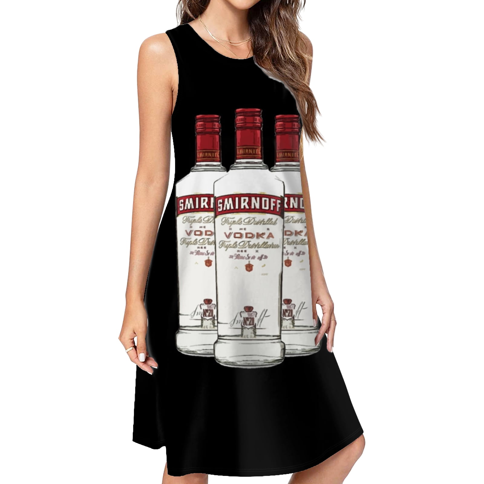Smirnoff Vodka Alcohol Glass Bottle Dress Elegant Party Dresses Evening ...