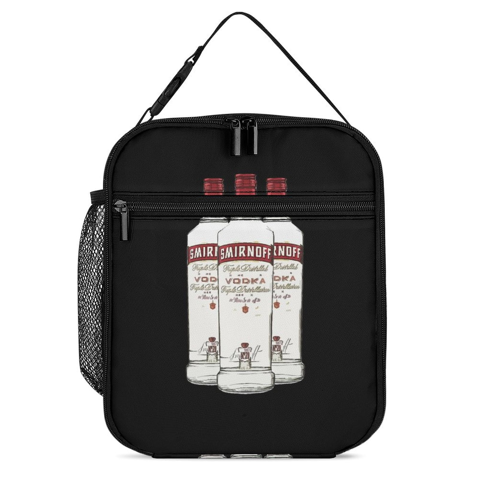 Smirnoff Vodka Alcohol Glass Bottle Insulated Lunch Tote Bag Portable ...