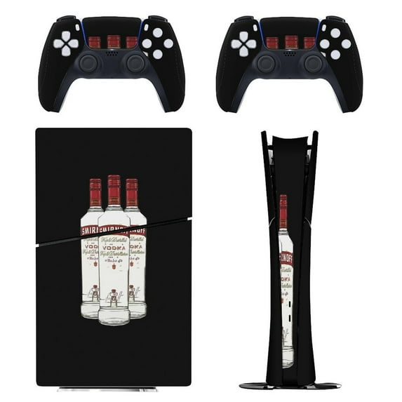 Smirnoff Vodka Alcohol Glass Bottle PS5/PS5 Pro/PS5 Slim Digital Disc ...