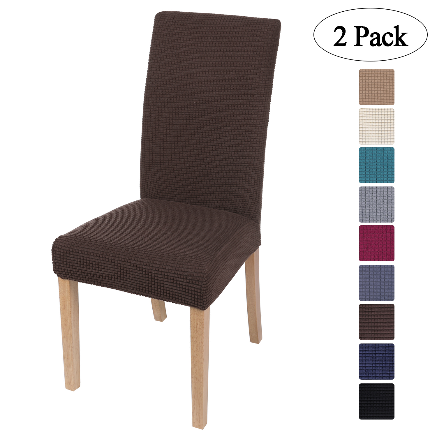Sure Fit Stretch Pinstripe Short Dining Room Chair Slipcover - Walmart.com