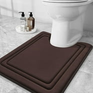 Mainstays Black Performance Foam 20"x 32" Bath Rug - Walmart.com