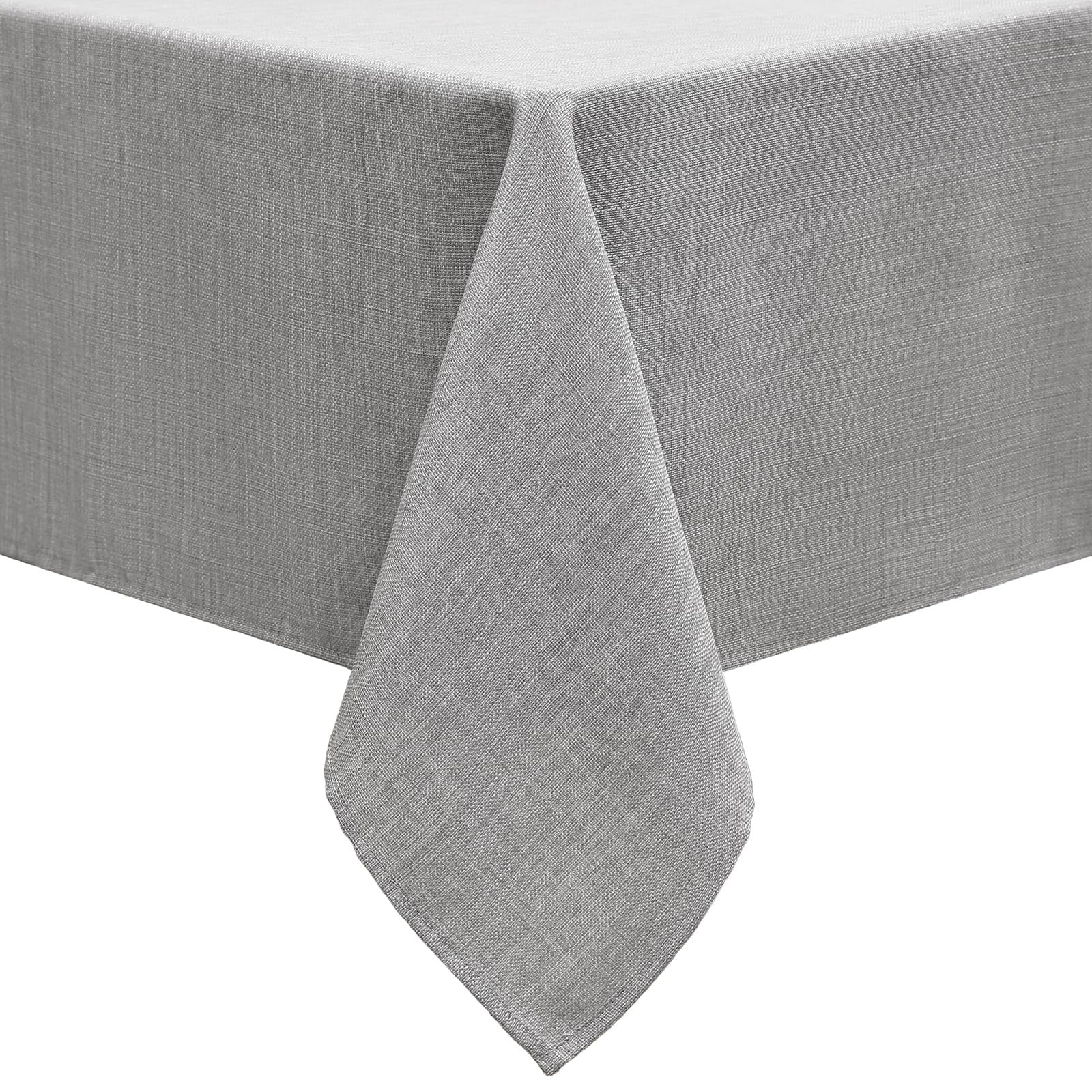 Smiry Rectangular Linen Tablecloths, Waterproof Wrinkle Free Table ...