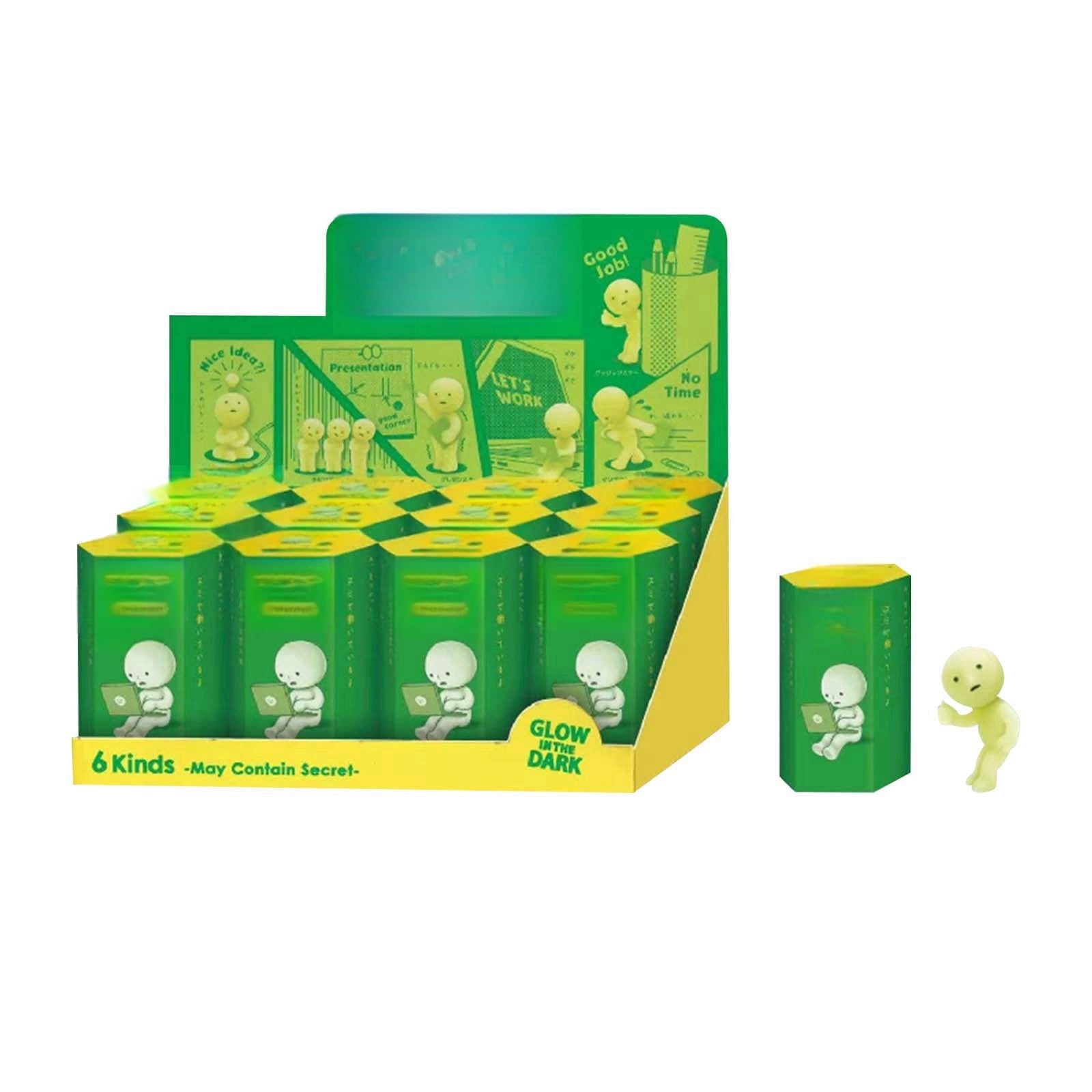 Smiski Figures Blind Box, Mini Surprise Gift for Stress Relief, Limited ...