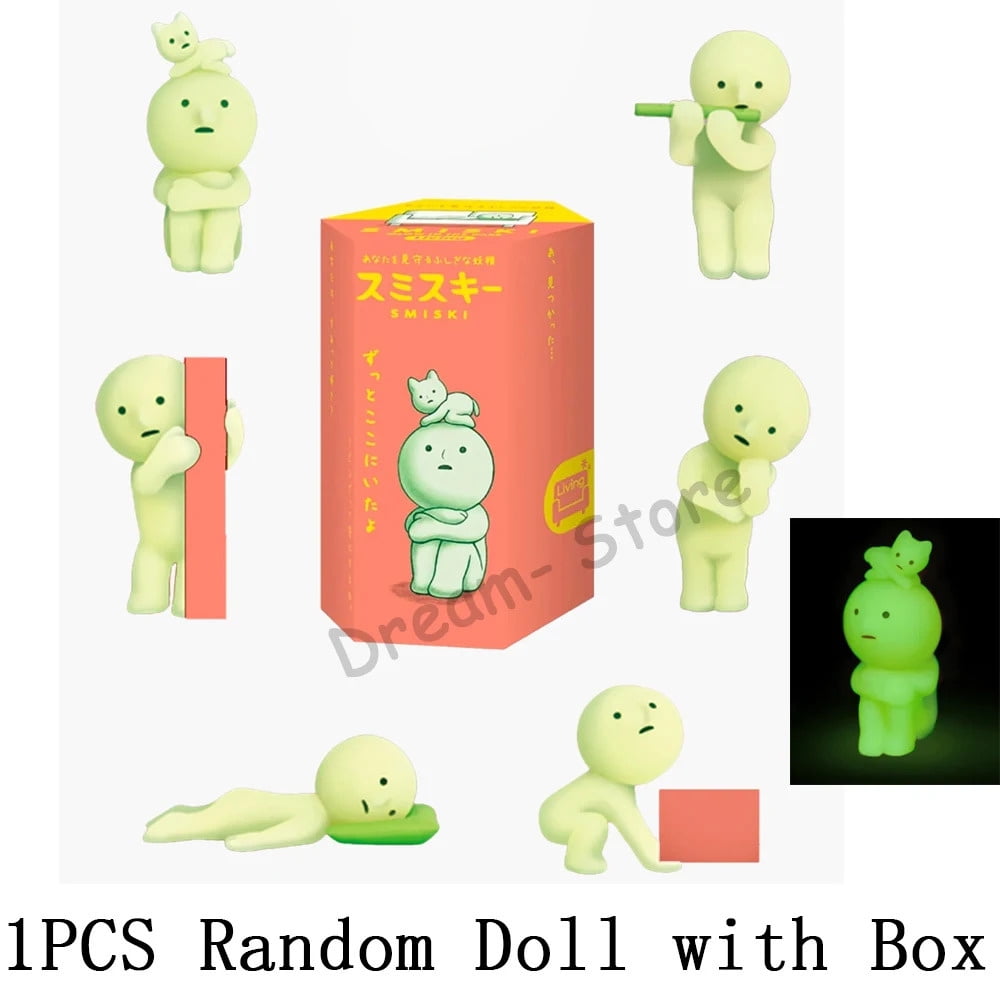 Smiski Hippers Series Glow In the Dark Sonny Angel Mystery Box Figures ...