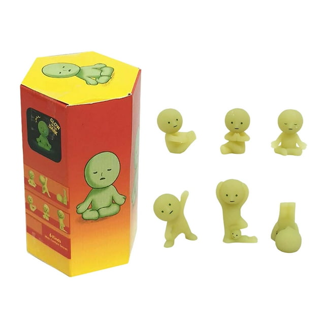 Smiski Yoga Series - 6 Poses with a Rare Secret Smiski [Blind Box ...