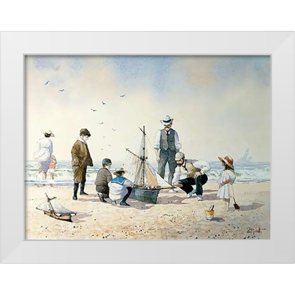 Smith, Albert 14x12 White Modern Wood Framed Museum Art Print Titled ...
