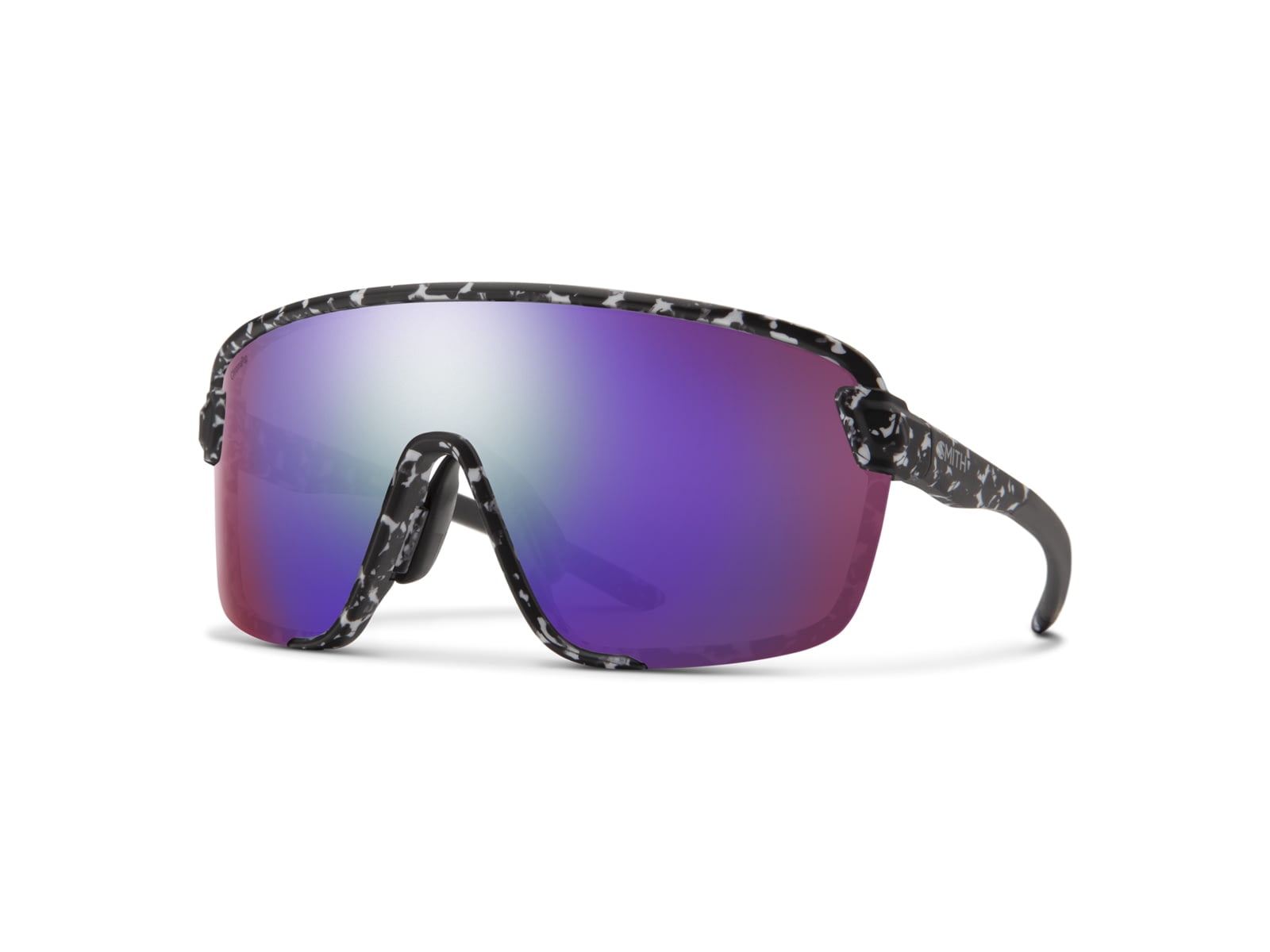 Smith Bobcat Sunglasses, Matte Black Marble Frame, ChromaPop Violet Mirror Lens - Walmart.com