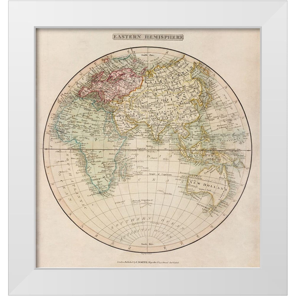 Smith, C 20x21 White Modern Wood Framed Museum Art Print Titled ...