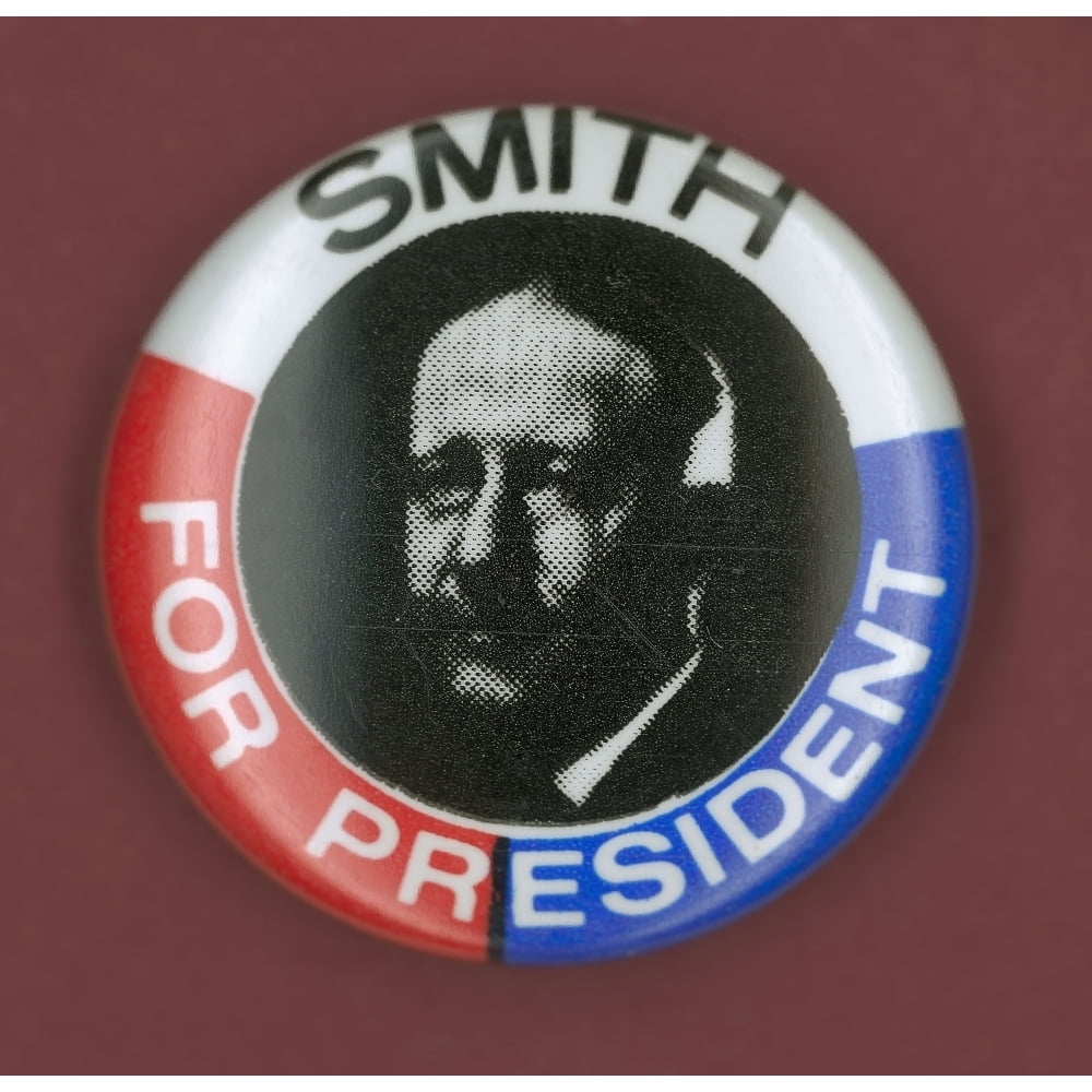 Smith Campaign Button 1928. Ndemocratic Presidential Campaign Button ...