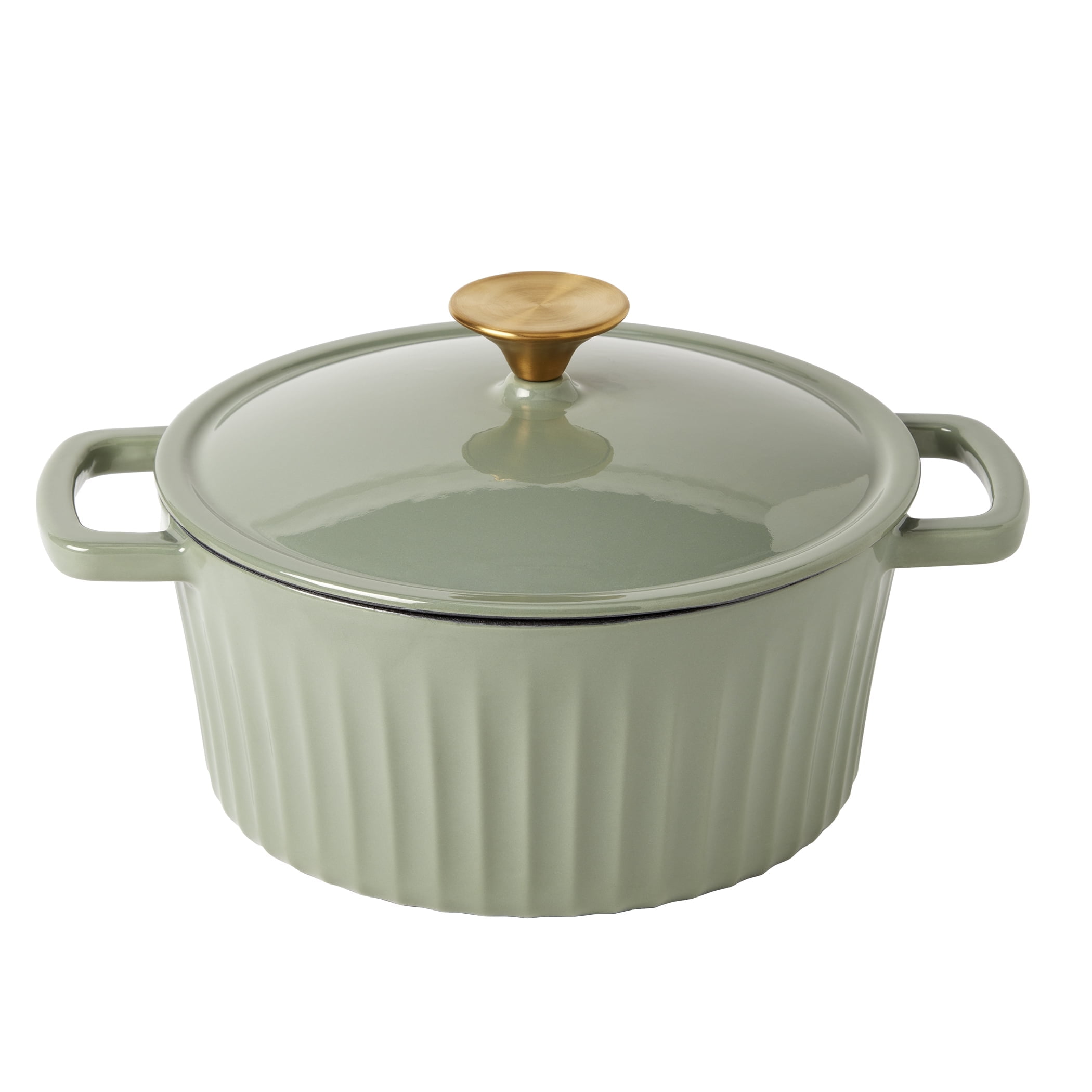 Smith & Clark, Cast Iron Dutch Oven, 3-Quart, Sage Green - Walmart.com