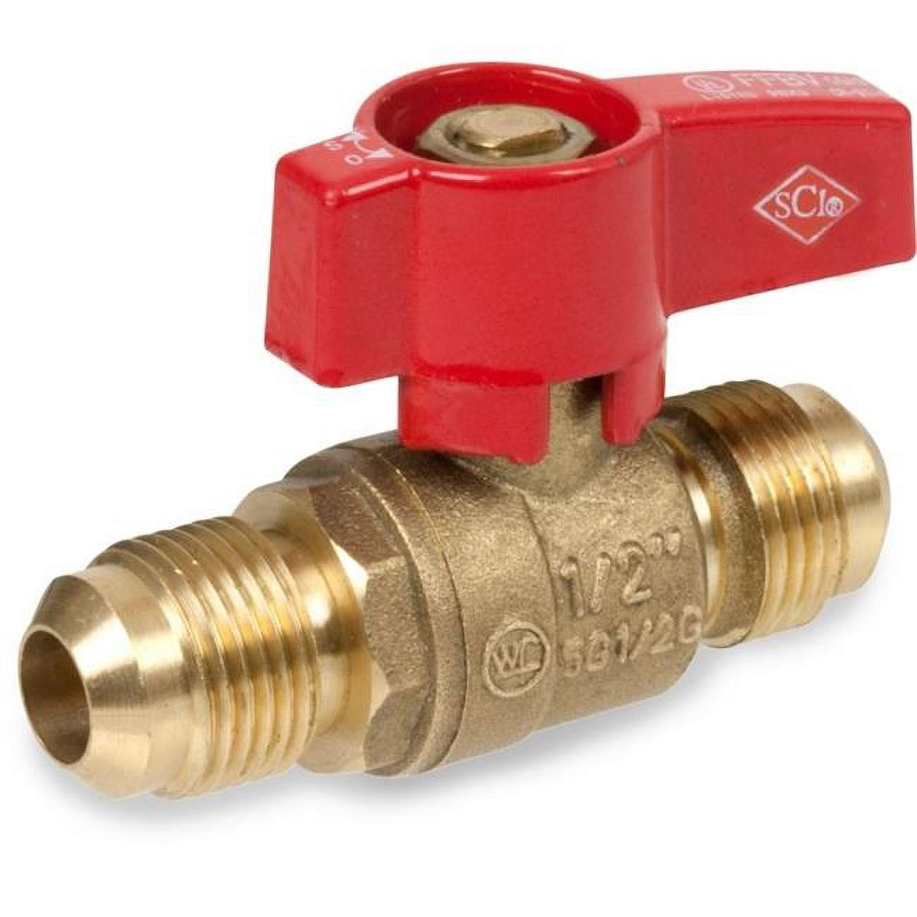 Smith-Cooper International 0190236EE 0.375 in. Flare x Flare Gas Ball ...