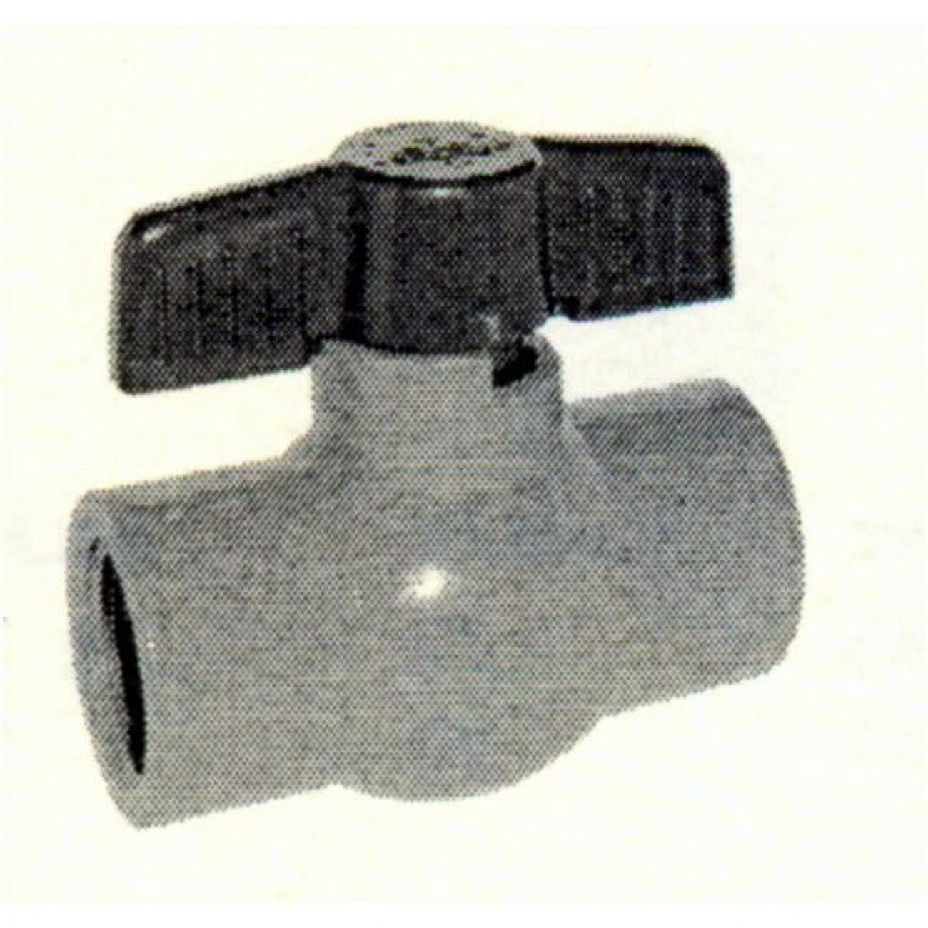 Smith-Cooper International 883234098 1 in. PVC Socket End Ball Valve ...
