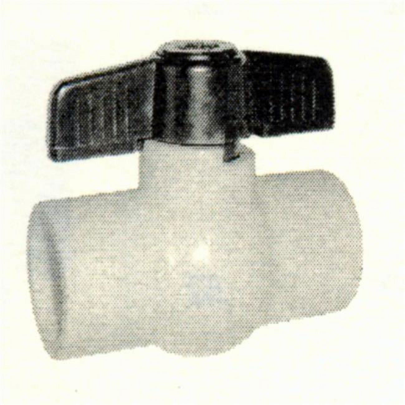 Smith-Cooper International 883261042 1 in. PVC Socket End Ball Valve ...