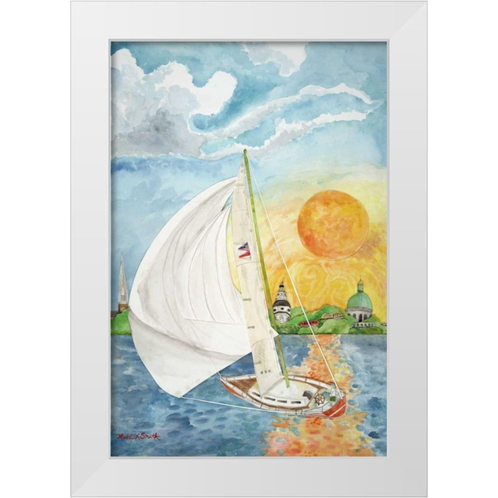 Smith, Kaeli 11x14 White Modern Wood Framed Museum Art Print Titled ...