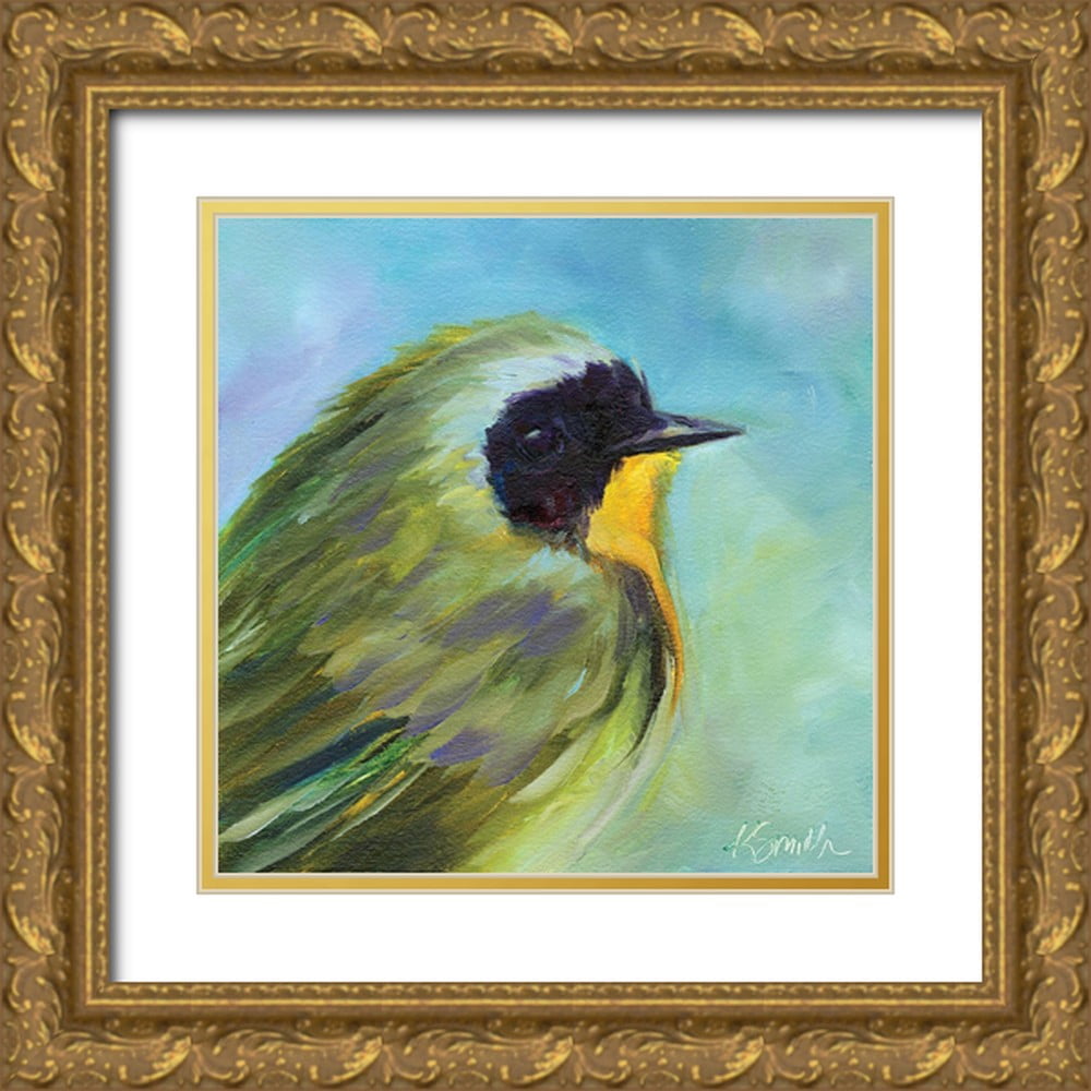 Smith, Kim 12x12 Gold Ornate Wood Framed with Double Matting Museum Art ...